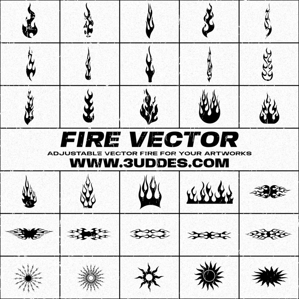 Download Vectors - Fire Vector 3uddes