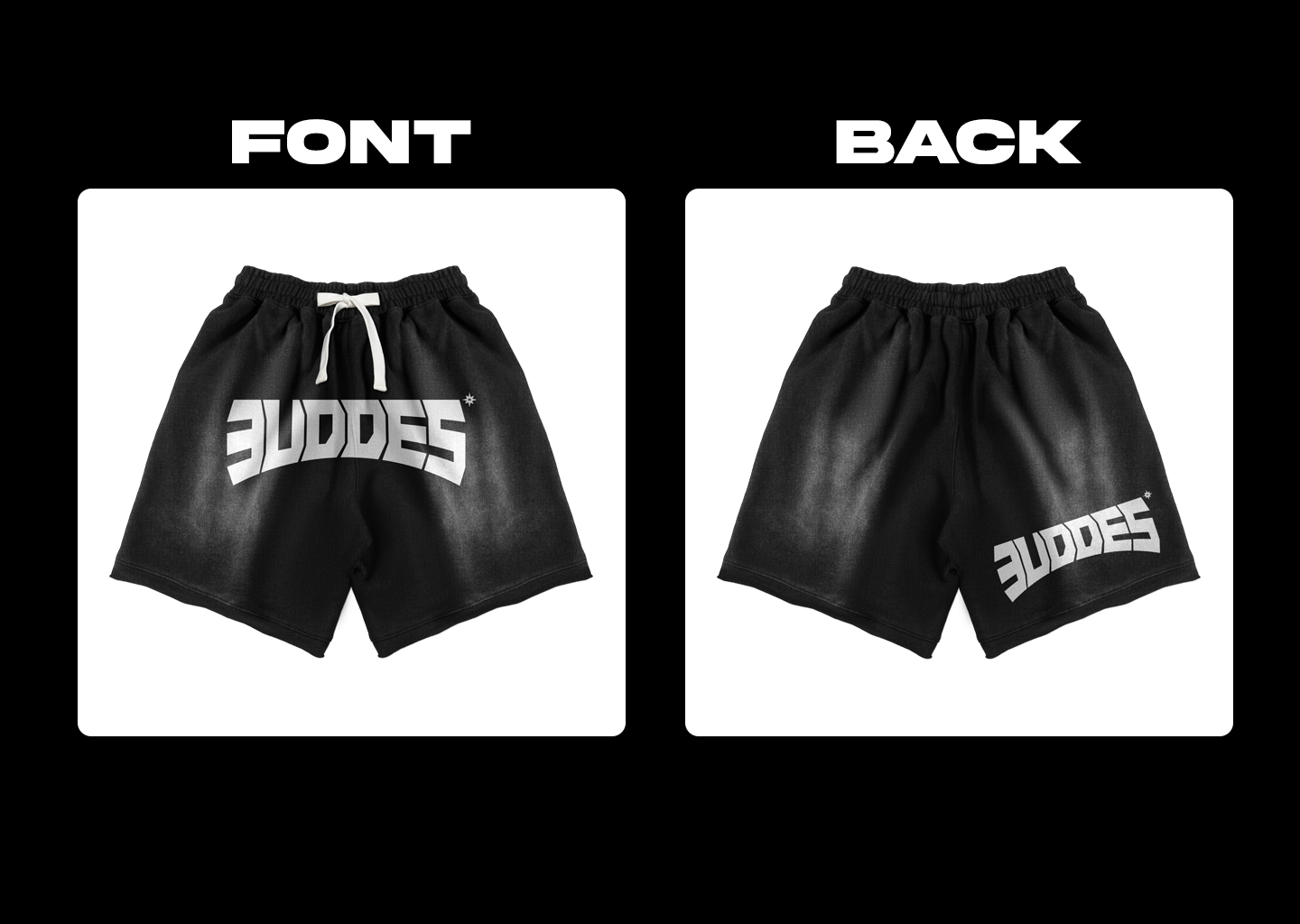 Free & Psd Download Clothing Mockups - Washed Shorts Mockup