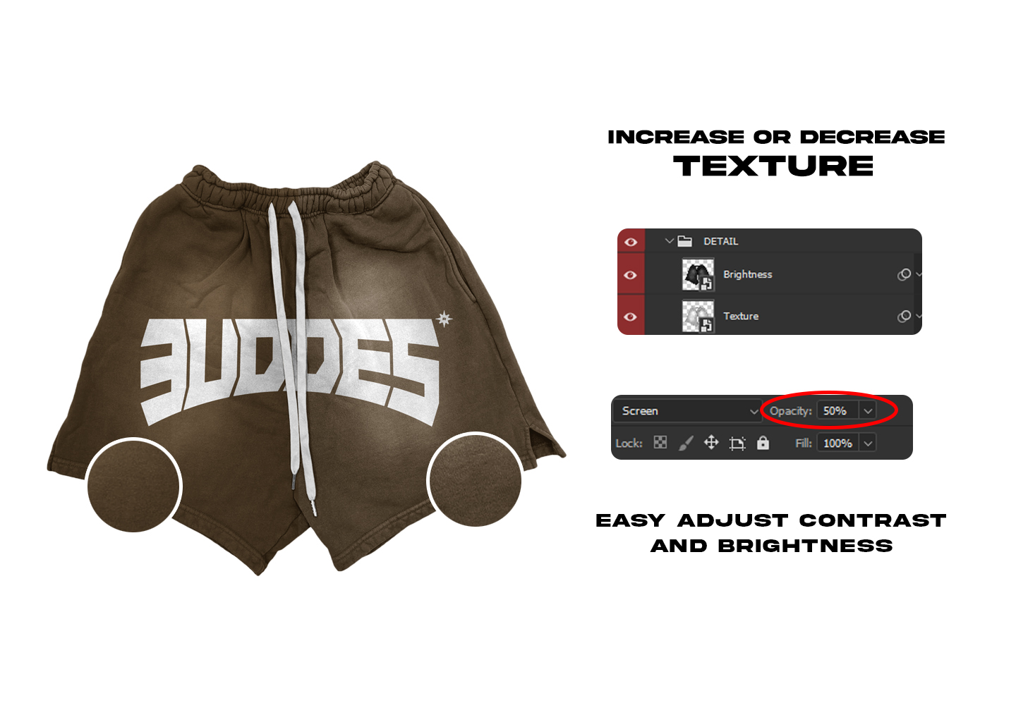 Washed Shorts Mockup V.2 - 3uddes