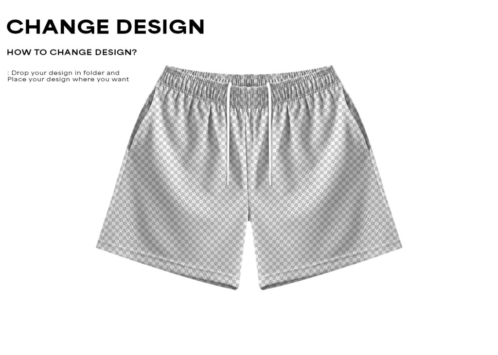 Mesh Shorts Mockup v.4 - 3uddes